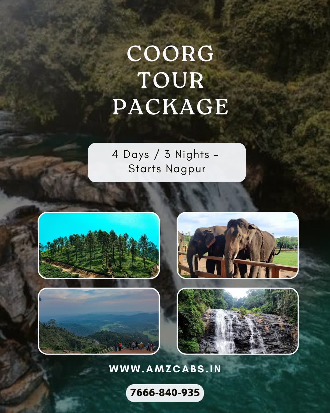Coorg Tour Package from Nagpur – Nature, Hills & Coffee Retreat